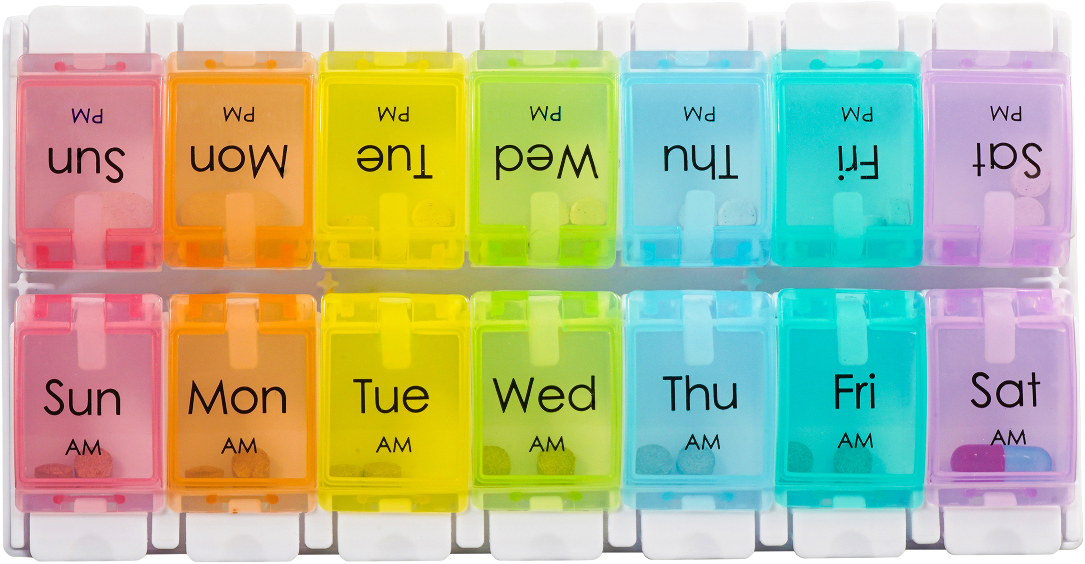 Aidapt | Push Button Pill Box AM/PM